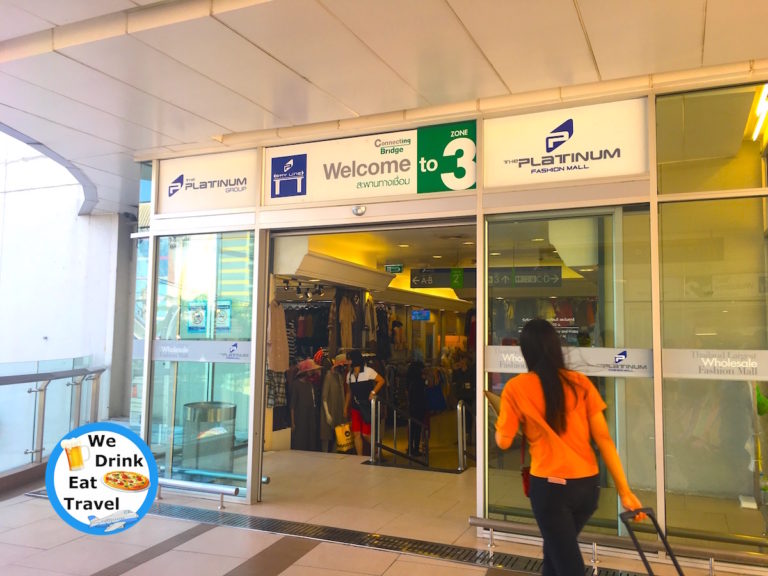 How To Go To Platinum Fashion Mall Bangkok By BTS - We Drink Eat Travel